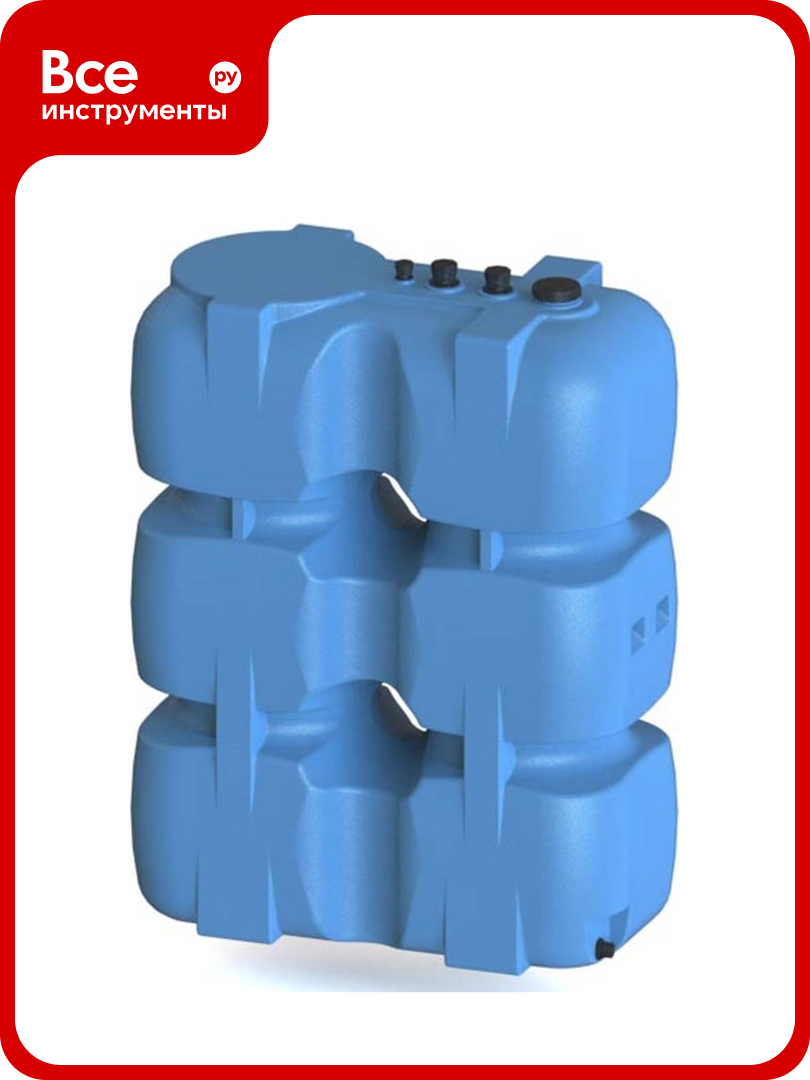 Бак анион Танк 1000 л, с крышкой и сливом Т1000КЗ