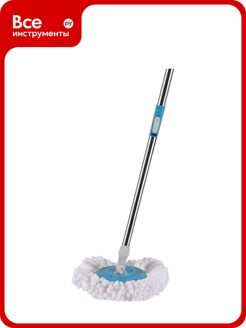 Швабра Рыжий кот Торнадо универсальная, с насадкой из микрофибры 107987
