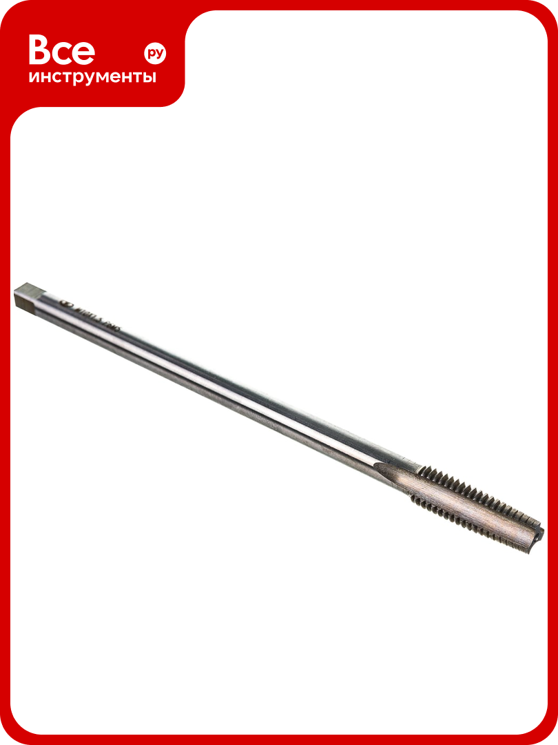 Метчик гаечный ТехноСталь М10х1.5, Р6М5, L=160мм, 2641-0117, t190550