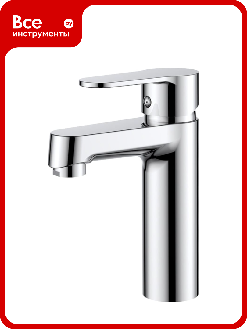 Смеситель для раковины однорычажный полимерный OneLife P07-021cr хром X440054621