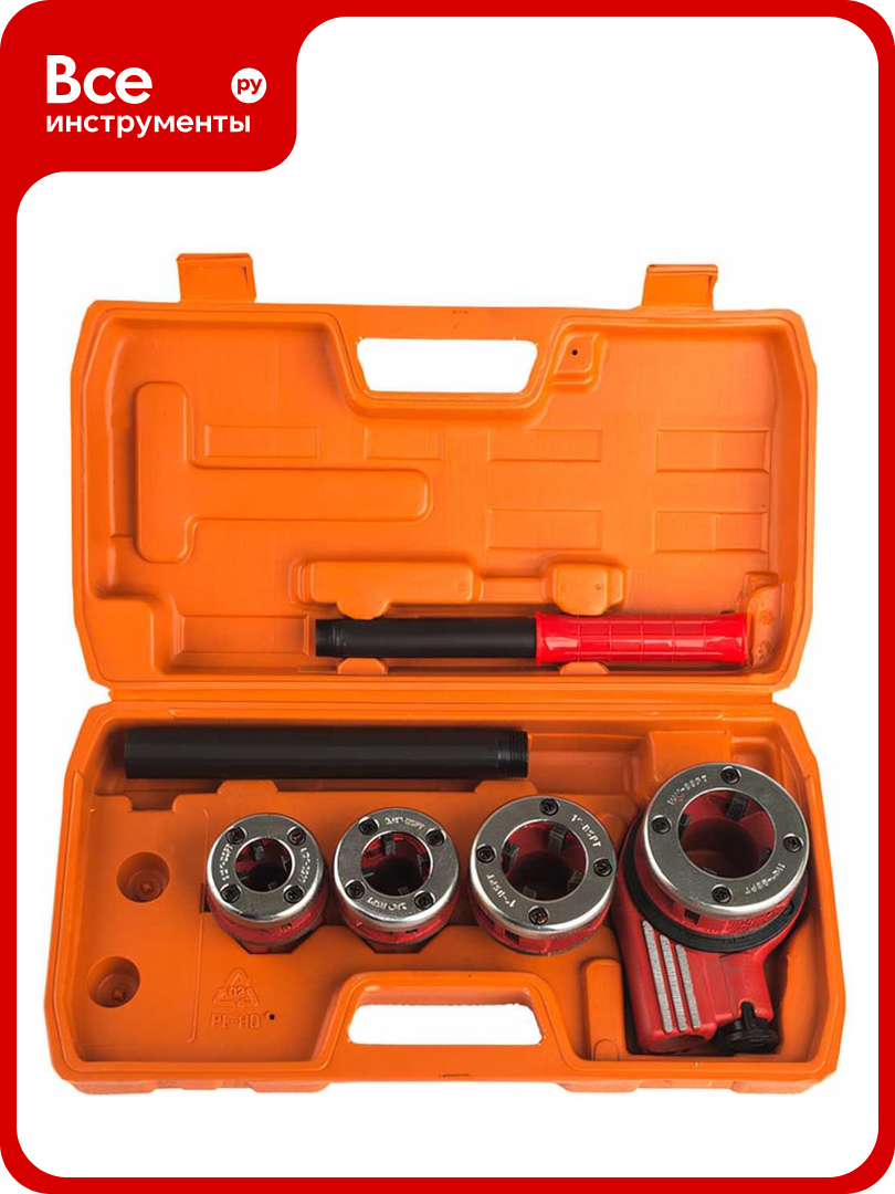 Набор клуппов для нарезания резьбы на трубах 5 предметов STURM 1065-03-S4