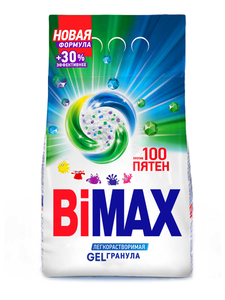 Стиральный порошок BiMAX 100 пятен,  Automat, 12 кг.