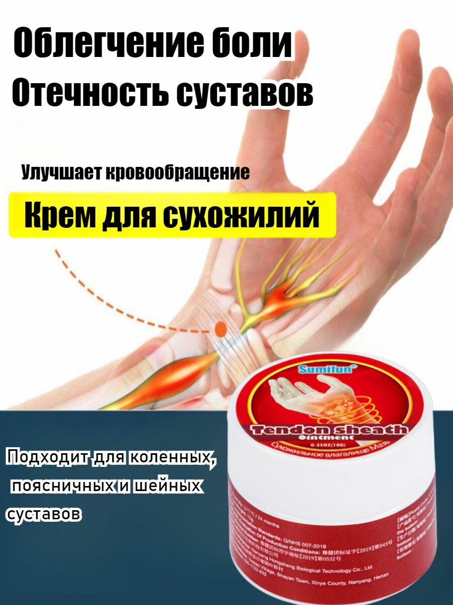 Крем Для Суставов, Обезболивающий, Подходит Для Коленных, Поясничных И Шейных Суставов