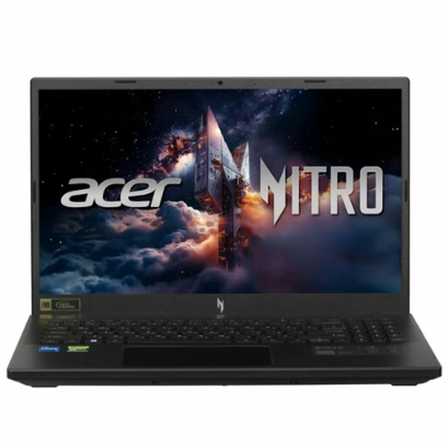 15,6" Ноутбук Acer Nitro V 15 ANV15-52-56DS (NH. QZ7CD.002) черный - 1920x1080, IPS, Intel Core i5-13420H, ядра: 8 x 2,1 ГГц, 16 ГБ, SSD 1000 ГБ, NVIDIA GeForce RTX 5050 (8 ГБ), Windows 10 Pro