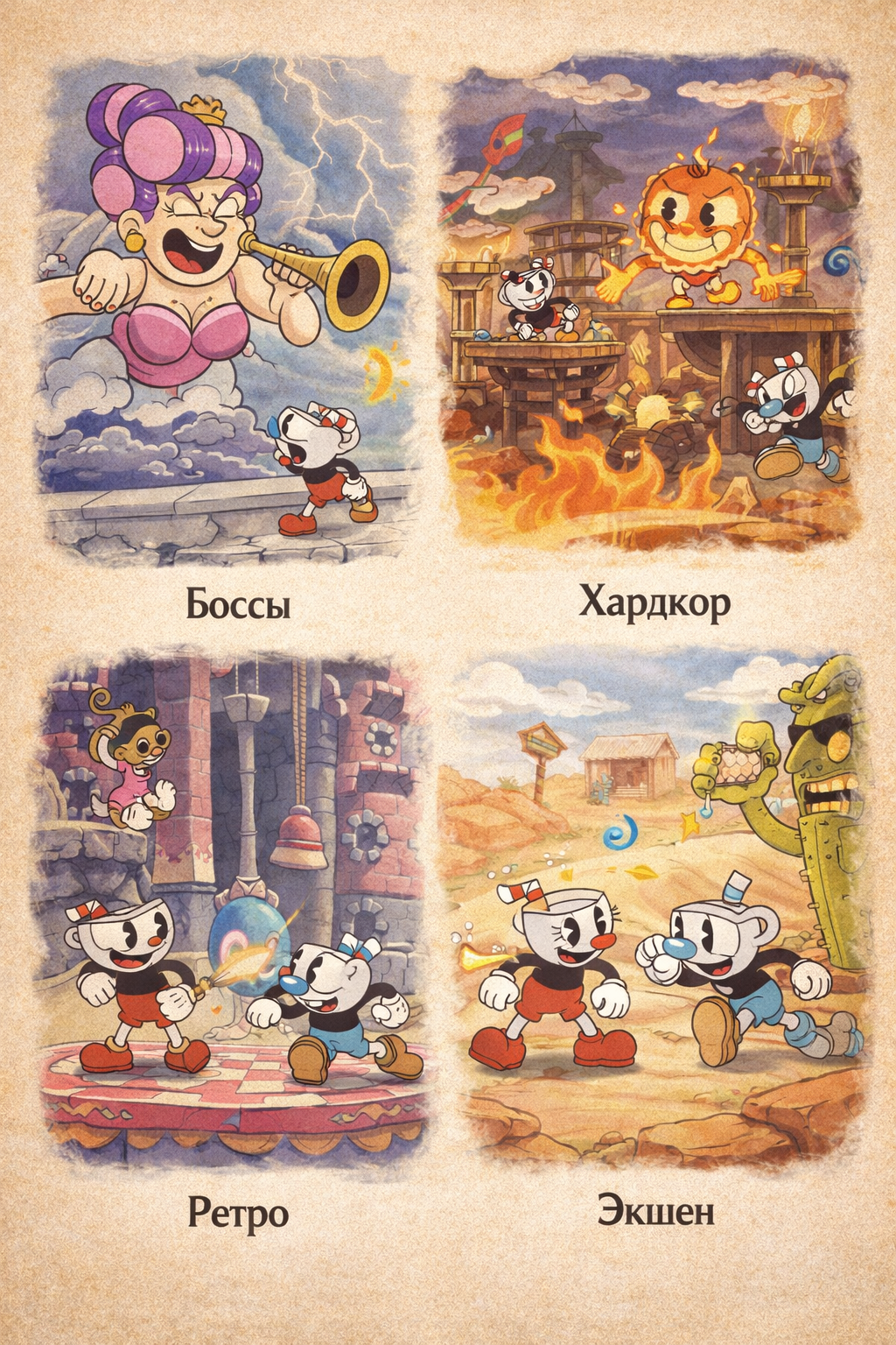 Cuphead (Nintendo Switch, Русские субтитры) — фото 1