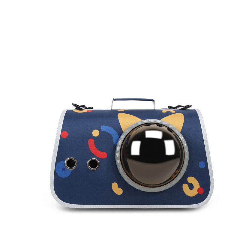 Переноска для кошек, портативная космическая капсула, воздушный бокс для питомцев, большая вместимость, складная ручная сумка для кошек и собак