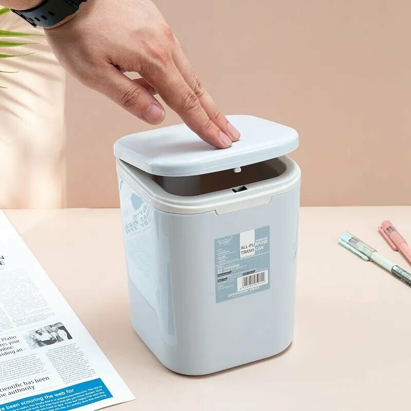 Мусорное ведро Контейнер для мусора настольный маленький, Мусорное ведро, 2 л, 1 шт