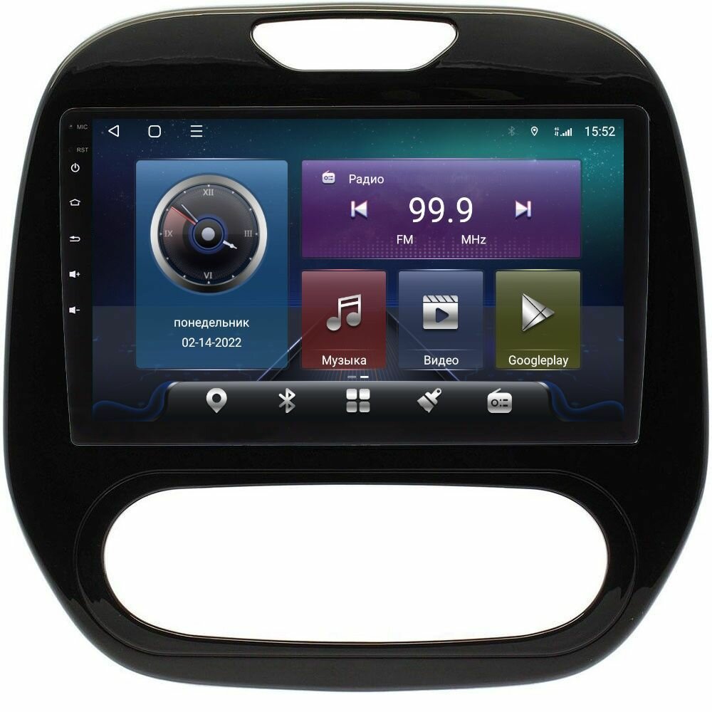 Магнитола CRS-300 Renault Kaptur 2016-2022 с Android 13 - 8 ядер - Память 6+128Gb - Carplay - 4G(Sim)