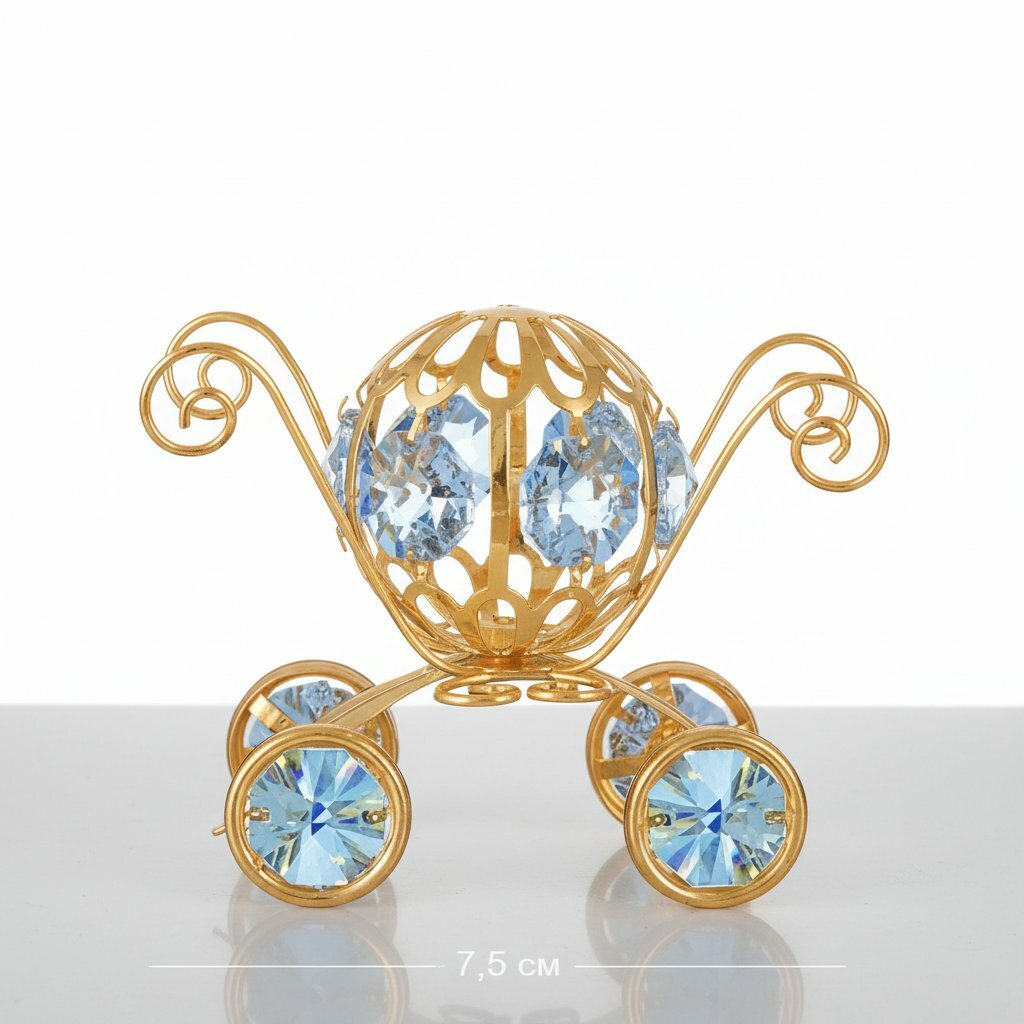 Фигурка Карета A4980 Crystal Temptations, Металл, кристалл swarovski