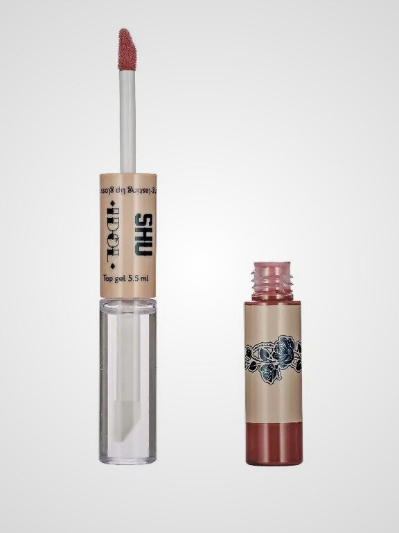 Блеск для губ стойкий тон 42 Розово-бежевый SHU LIP GLOSS LONG LASTING IDOL SHU №42 pink-beige Блеск для губ 10 гр