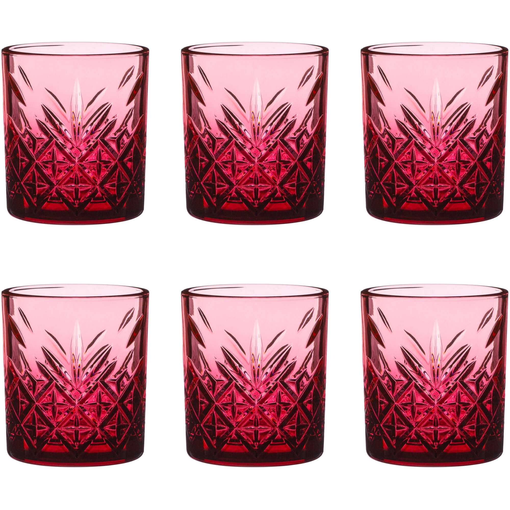 Набор из 6 стаканов для виски Sheffield Violet 270 мл