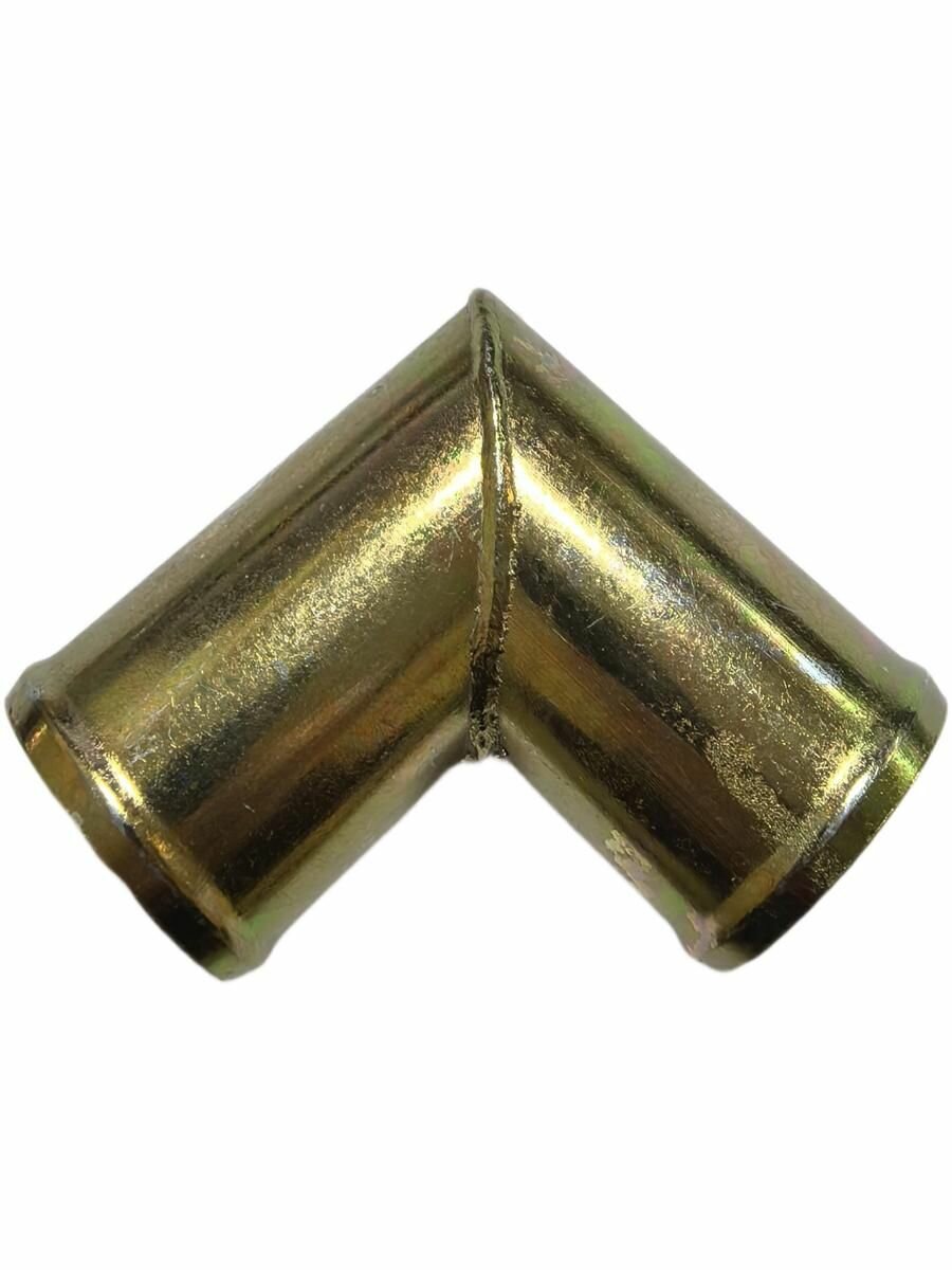 Уголок соединитель для шлангов 90 градусов D43х43 мм металл (1 шт.)