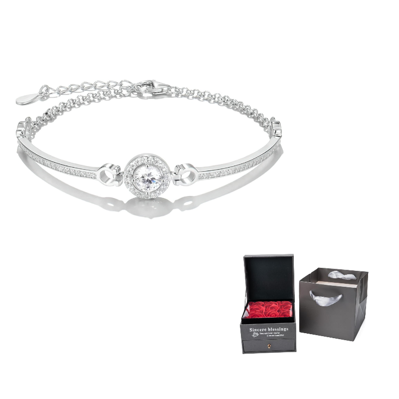 Браслет-манжета, Swarovski Zirconia