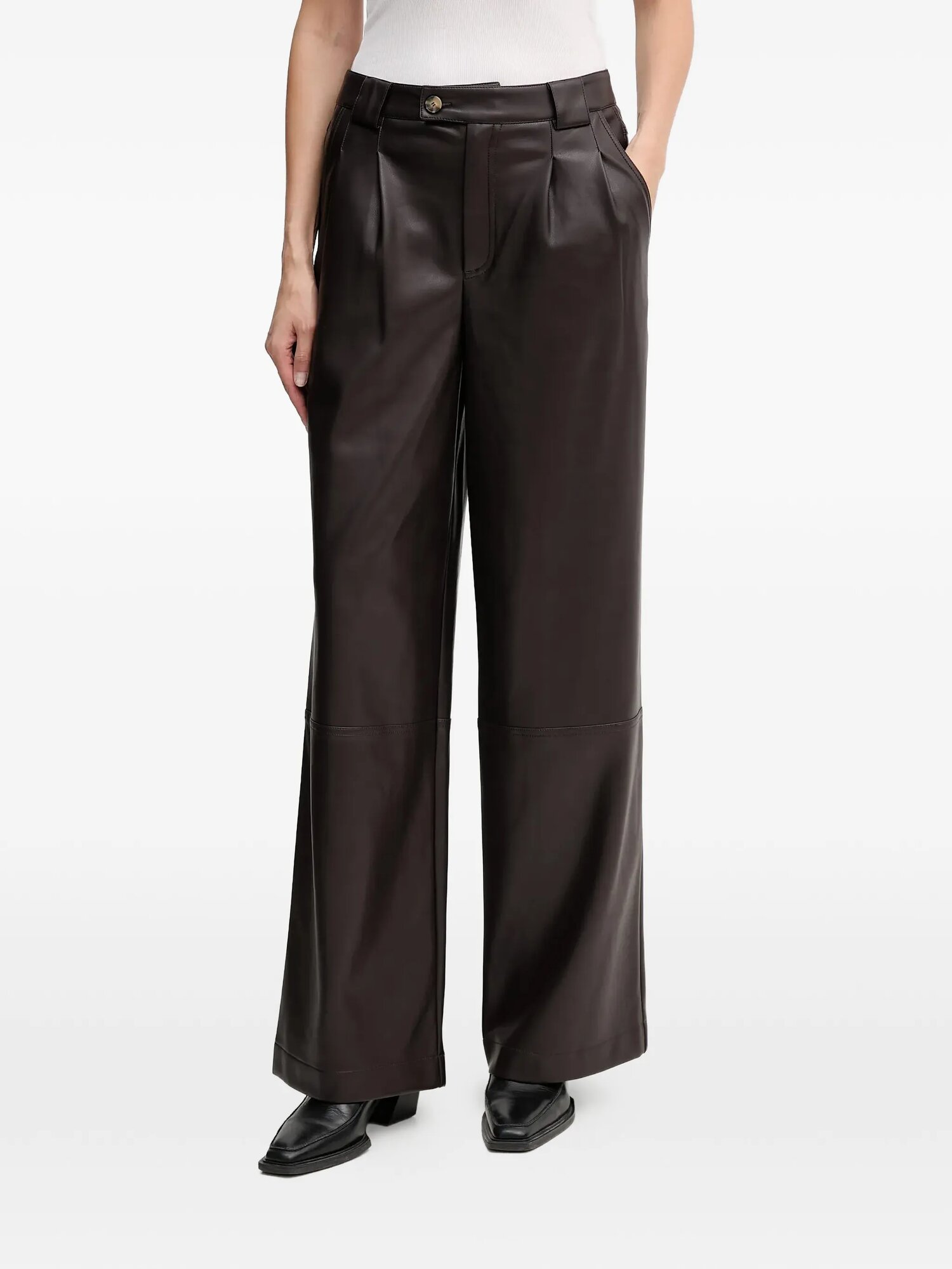 Брюки Oui Pleated trousers