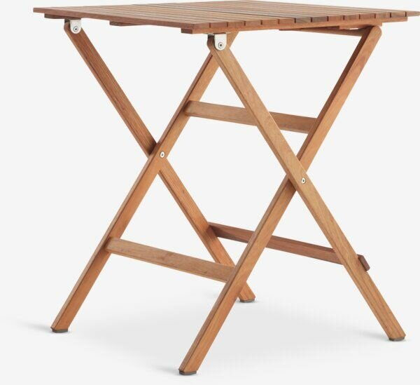 Садовый стол-бистро из массива эвкалиптового дерева Jysk VRAADAL , цвет коричневый Ш62 x Д62 x В74 см