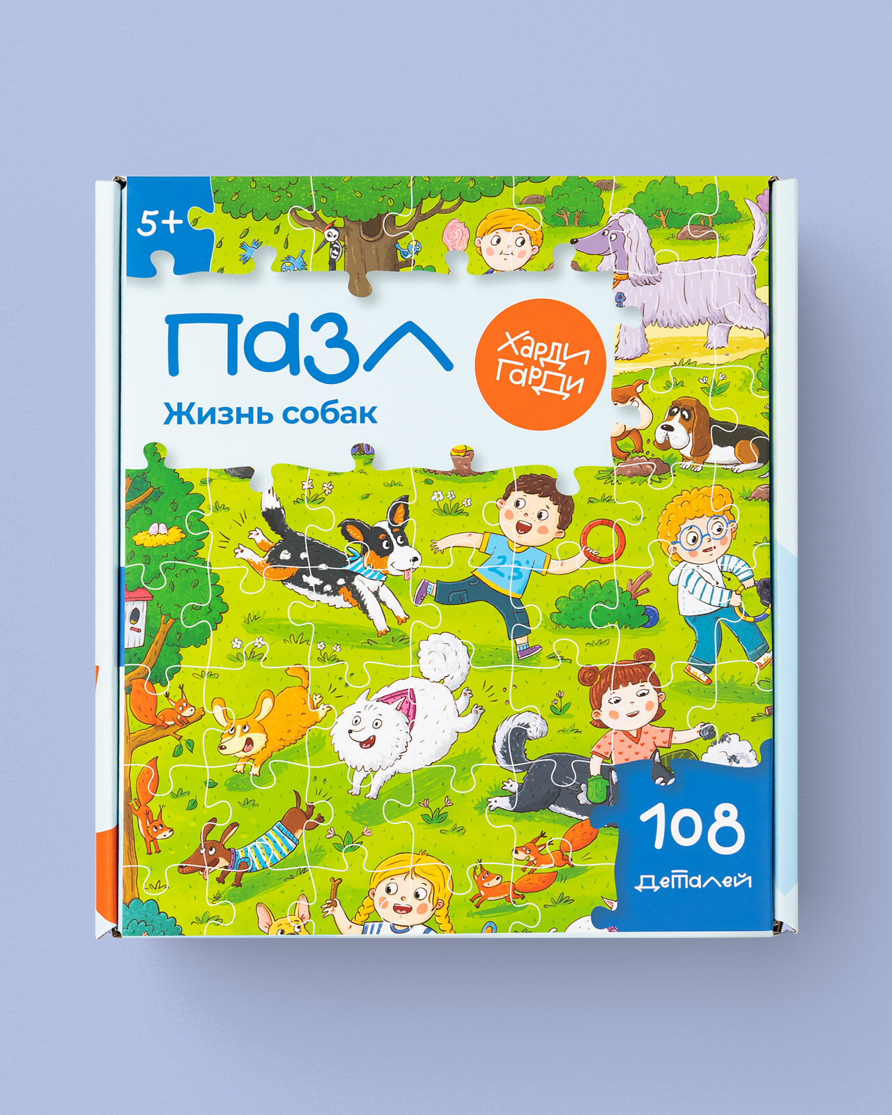 Пазл 108 «Жизнь собак» / Детские книги
