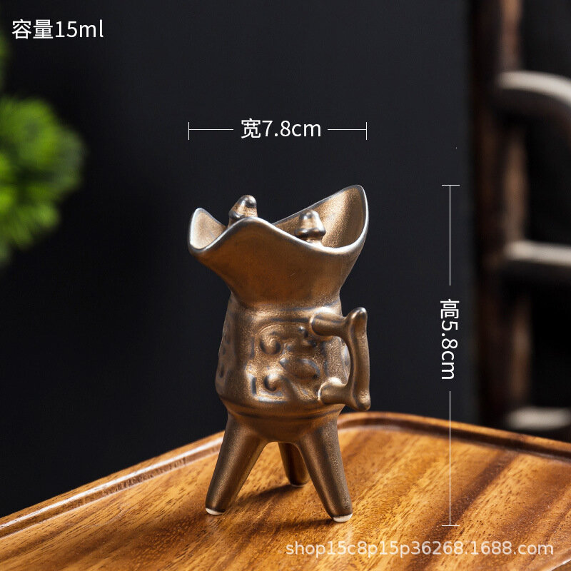 Керамическая винная чашка Juebei, домашняя чашка для напитков, барная посуда, чашка для спиртных напитков, маленькая винная чашка в китайском стиле, креативная маленькая чашка для питья.