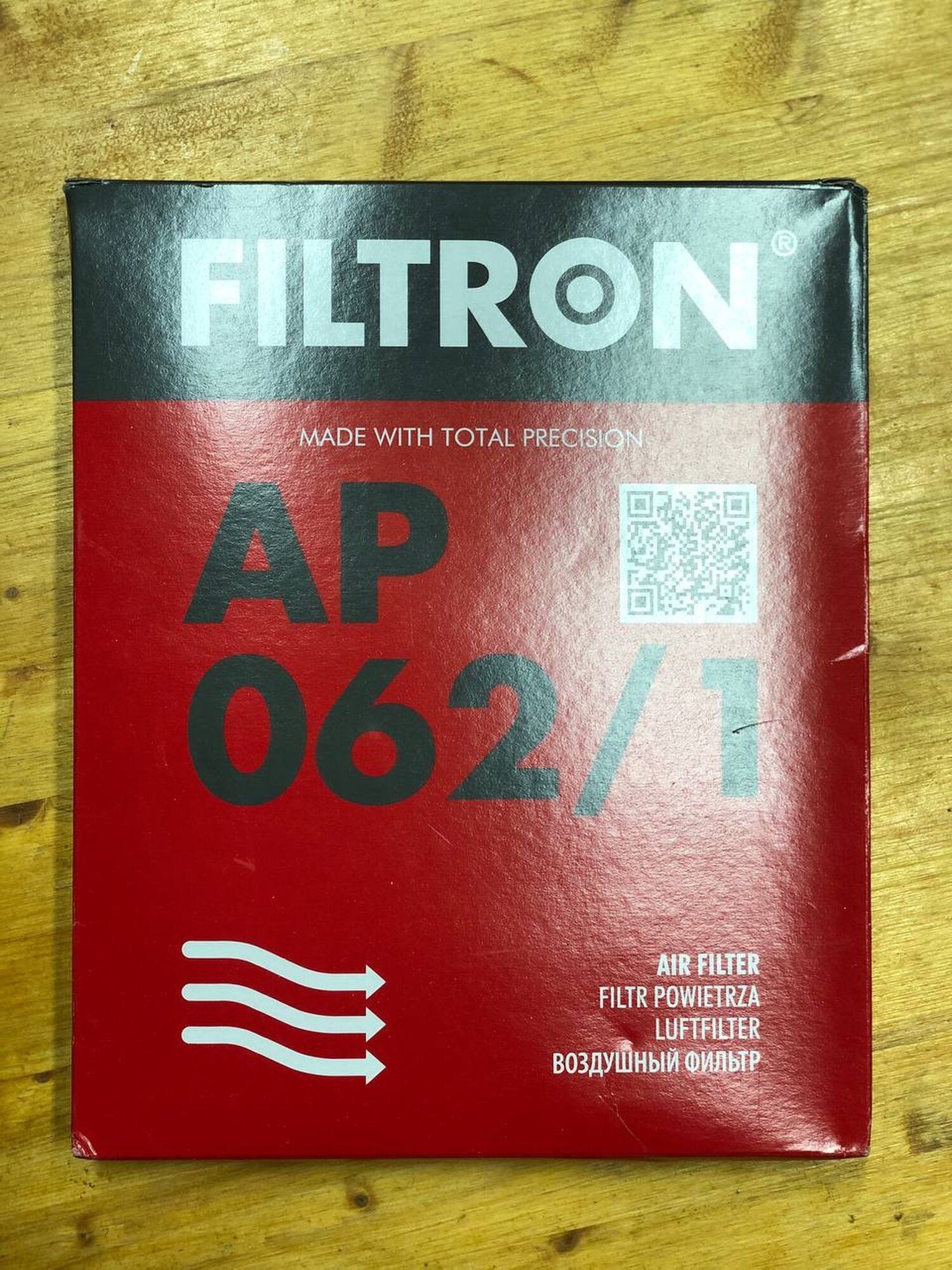 Фильтр воздушный FILTRON AP062/1, для AUDI A3, VW Golf VII, 1,2-1,4 TSI