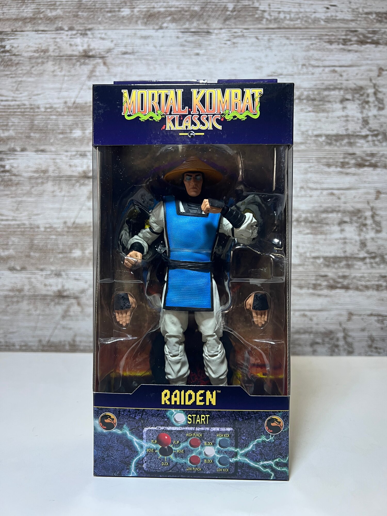 Фигурка Райдэн, Мортал Комбат, Raiden Mortal Kombat Klassic, 20 см от McFarlane Toys