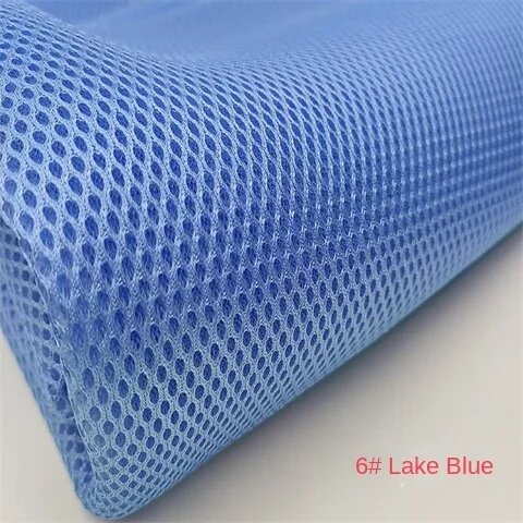 3D сетчатая ткань синяя/зеленая Синий, Lake blue