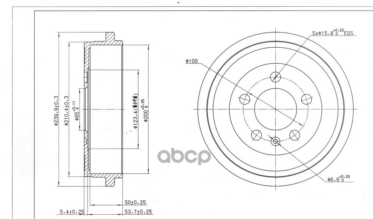 Тормозной барабан AUDI A2 / SEAT / SKODA Fabia / VW Polo 04- M-TEX арт. MTBT1036