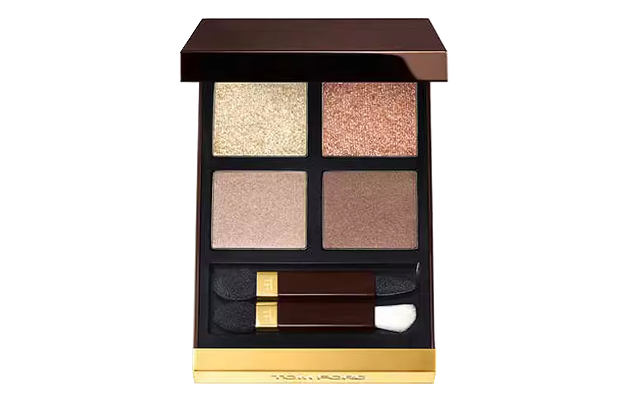 Тени для век женские TOM FORD Classic Phantom, оттенок #01GOLDEN MINK 10g, 4 цвета, естественный контуринг