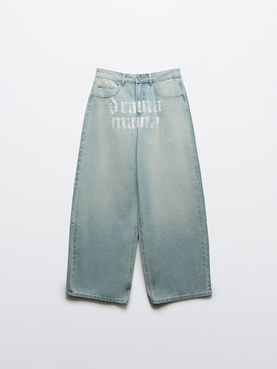 Джинсы багги young 