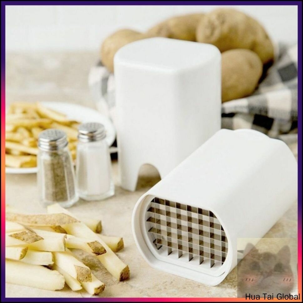 (Ручная) Картофелерезка / Машинка для резки картофеля фри из нержавеющей стали / Овощерезка-Скидка