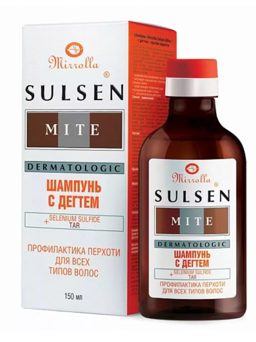 Сульсен шампунь от перхоти 150 мл деготь