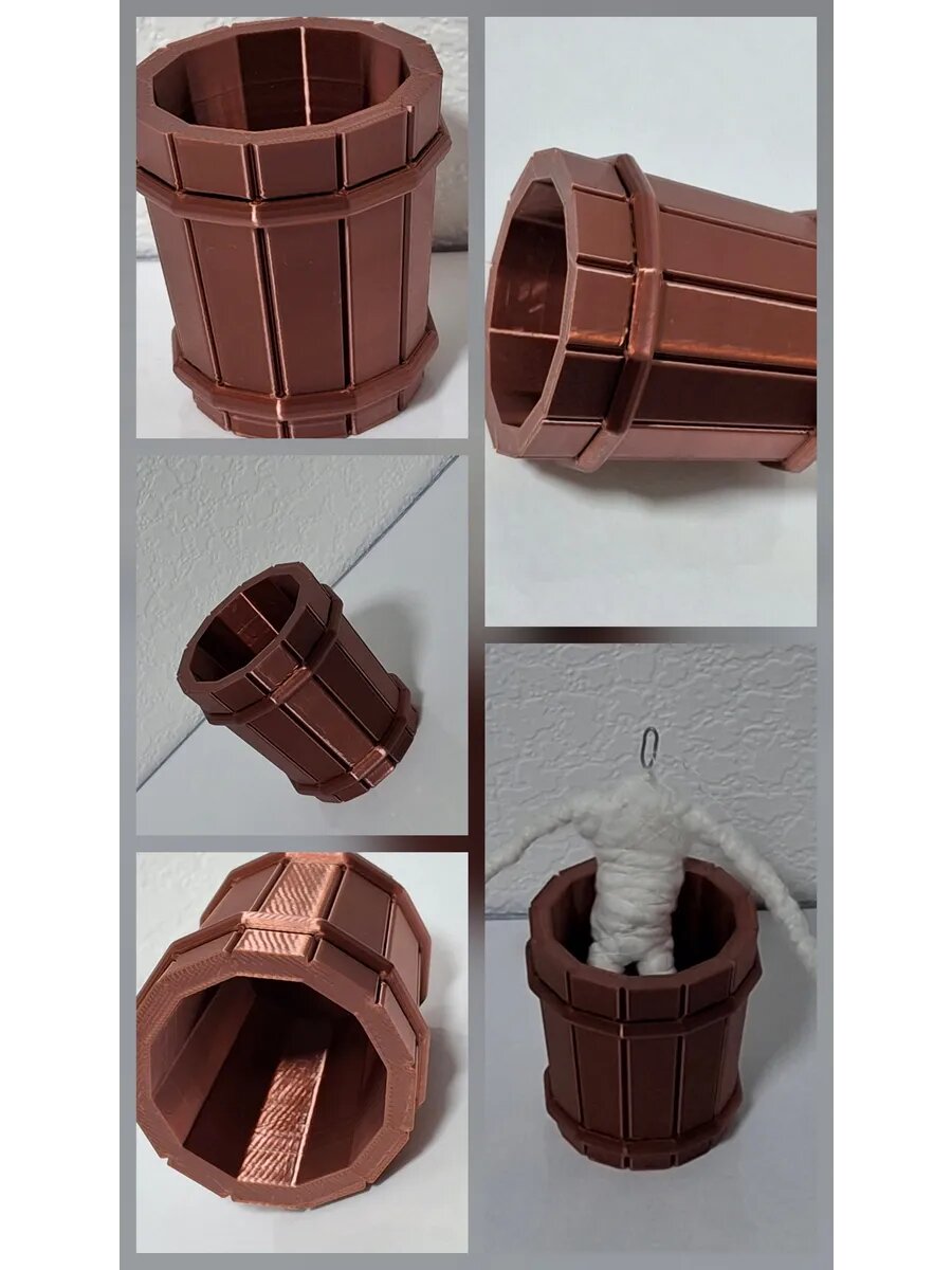 Миниатюра для ватной игрушки "Ступа" 5,5 см * 4,5 см - 1 шт.