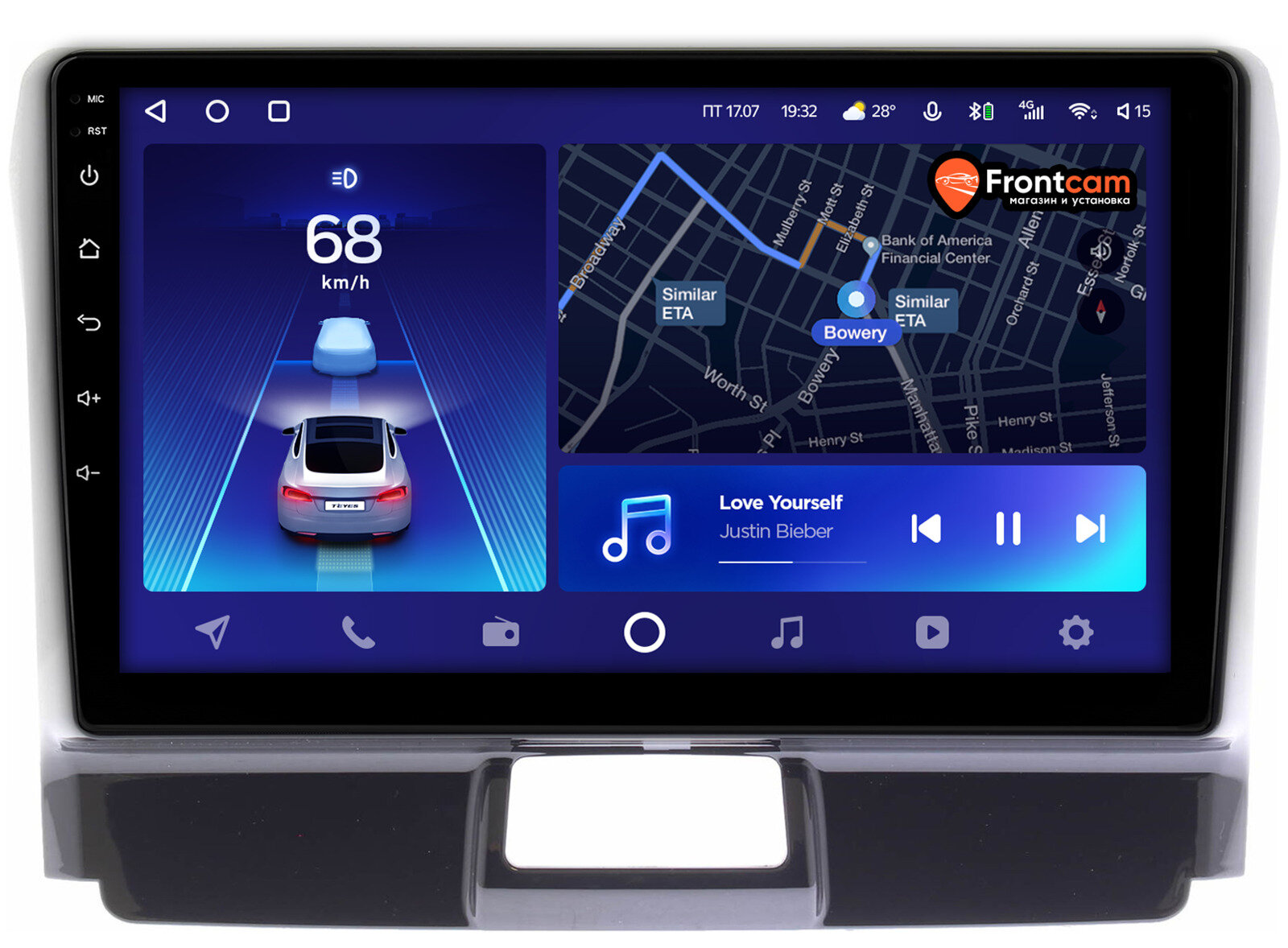 Штатная магнитола Teyes CC2 PLUS 6/128 9" RM-9317 Toyota Corolla Fielder (E160, E170), Corolla Axio (E160, E170) 2012-2024 Android 10 (4G-SIM, DSP, QL