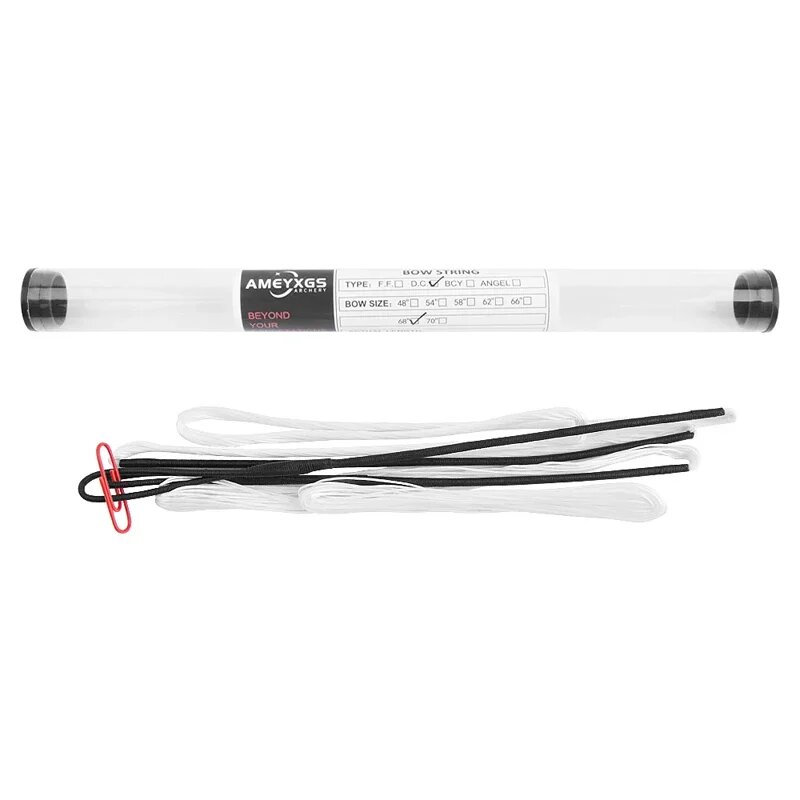 Сменная тетива для лука AMEYXGS, лавсановая, 68/70 дюймов, 16 нитей Белый, 68inch white