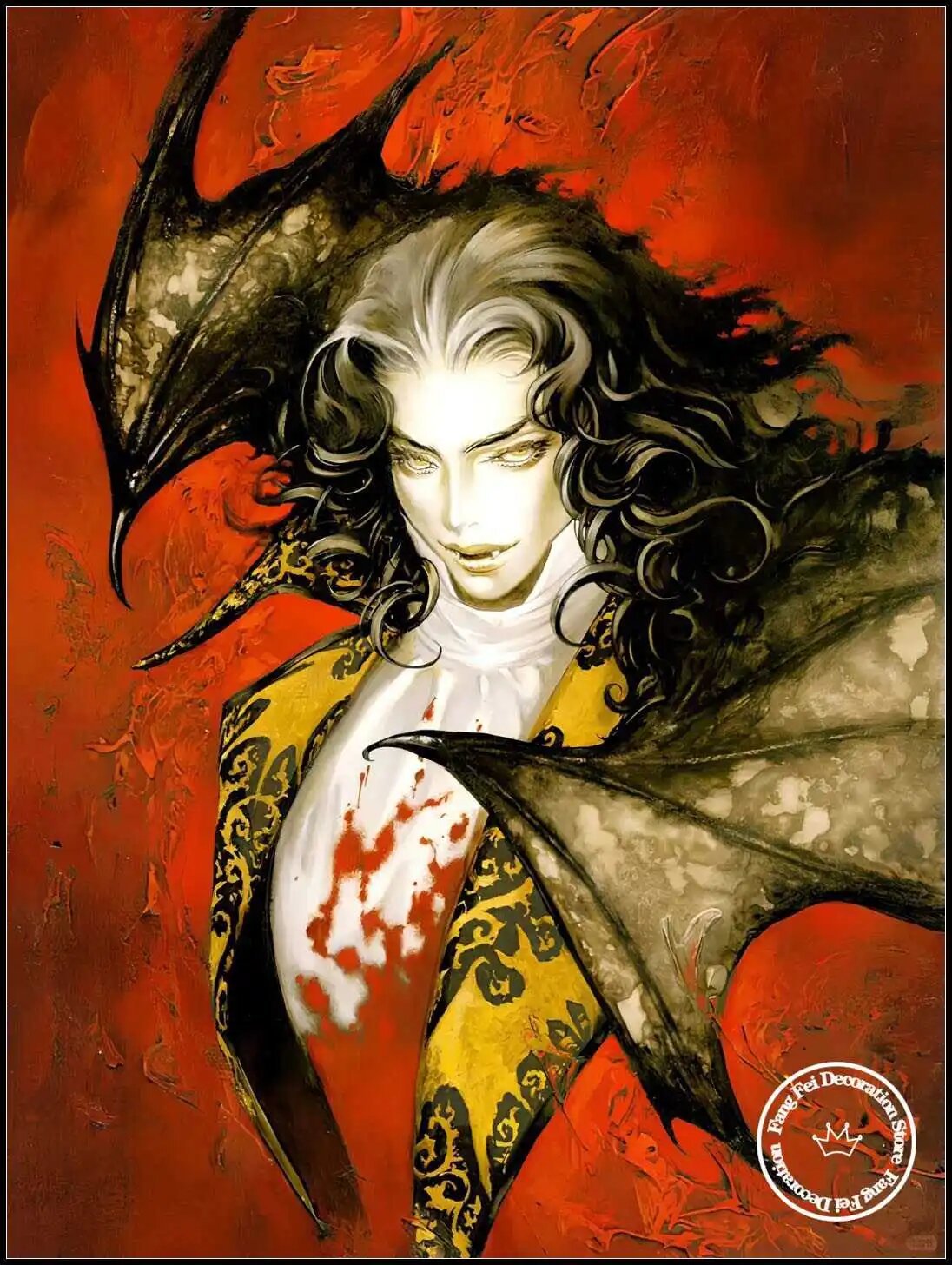 Алмазная вышивка Castlevania, 50x70, квадратная, EMOCHENG2