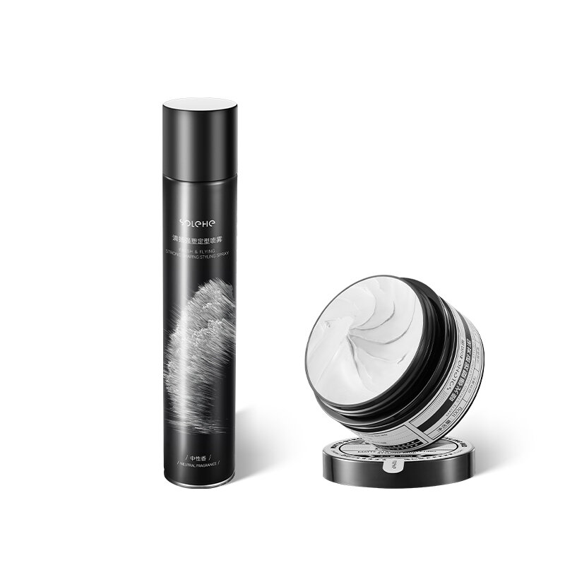 Набор лака для объема прически мужской HEFENGYU долговечный 2 в 1, 1318369420