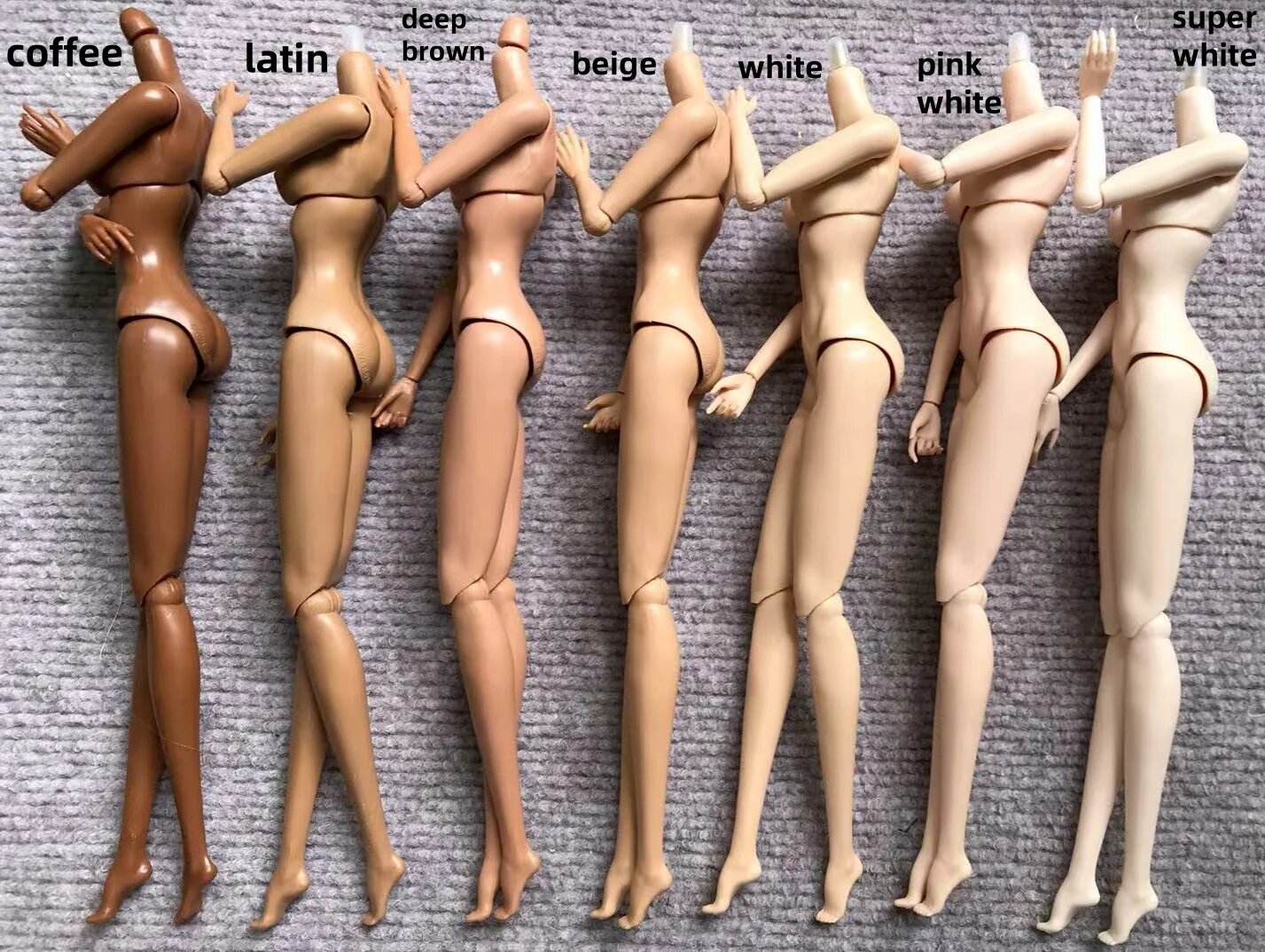 Кукла-модель MengF 28 см, beige 2021 — фото 1
