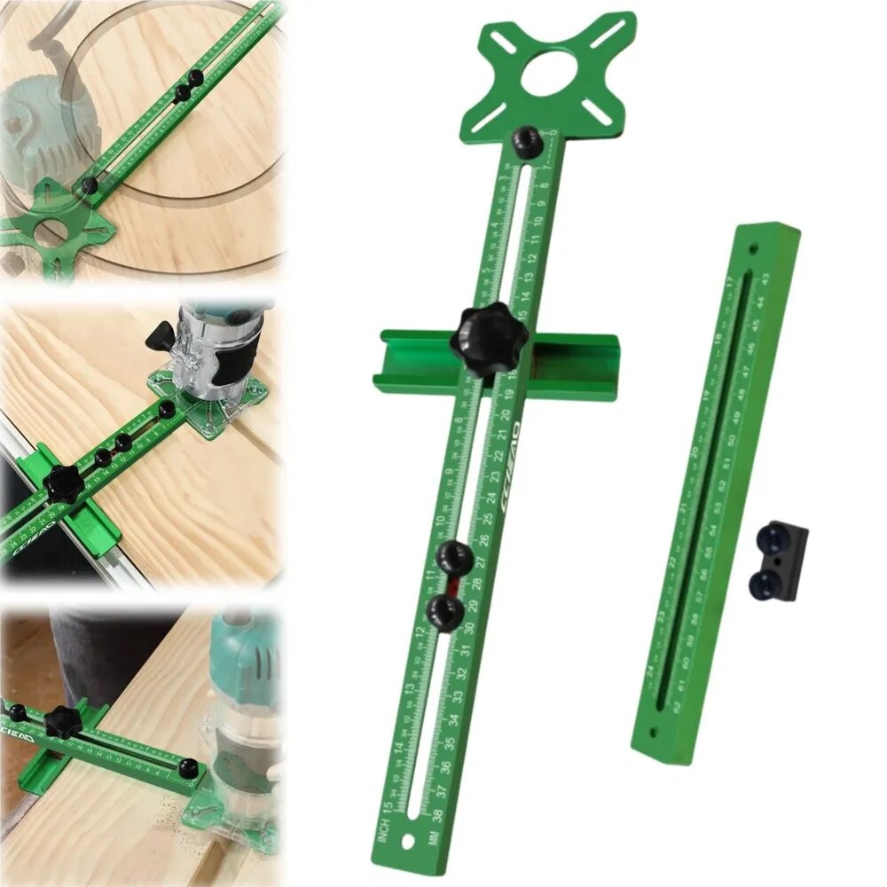 Кронштейн для фрезерования пазов фрезерного станка 3-в-1, шаблон для резки