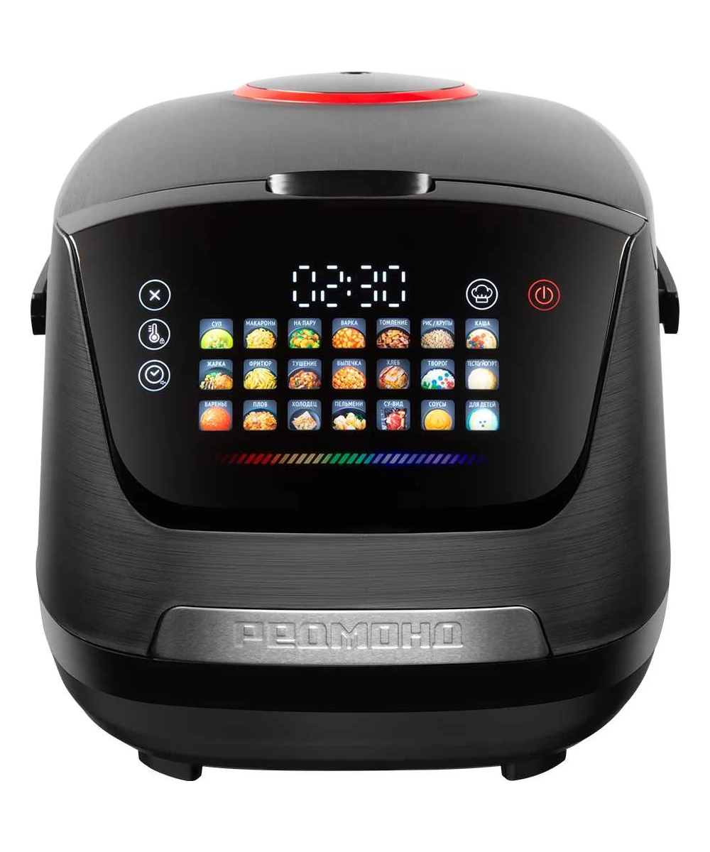Мультиварка редмонд MC101, 23 программы, сенсорная панель, черный