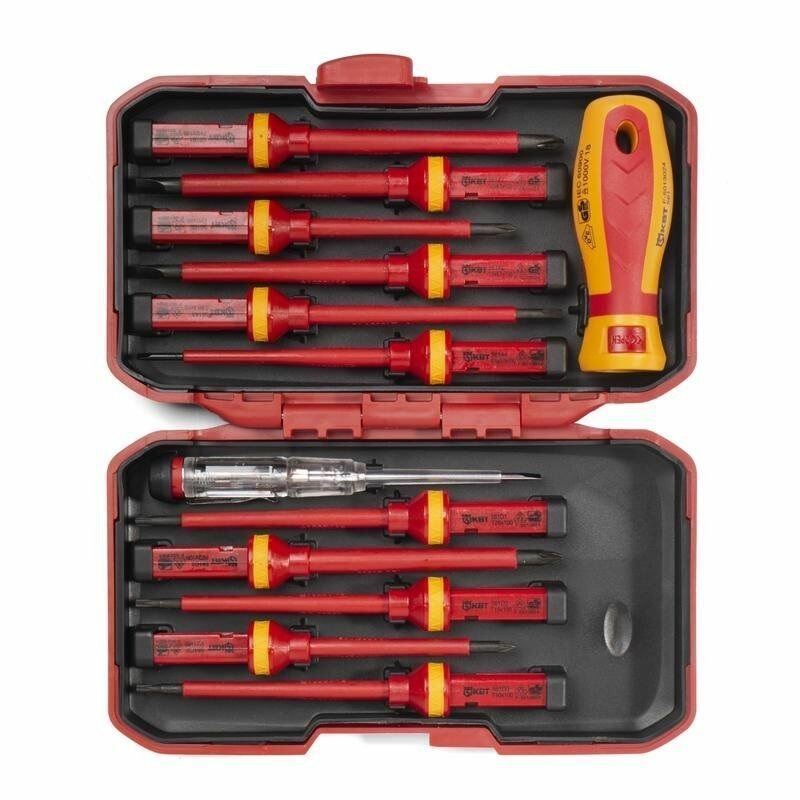 Набор диэлектрических отверток НИО-4412 серия профи