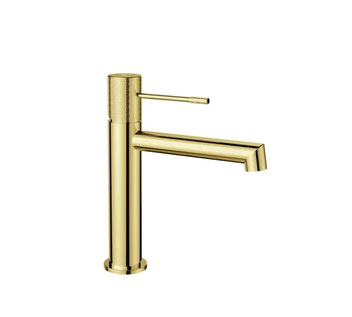 Смеситель для раковины Vincea Desire VBF-1D1BG брашированное золото