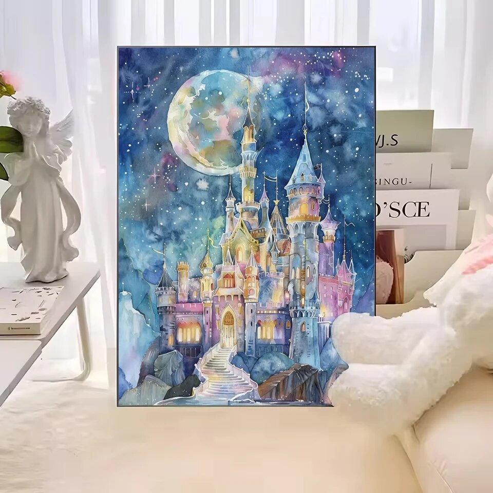 Алмазная живопись Castle Diamond Art Полная Фея Пыль FD SQ 45X60cm, WKL51031-E