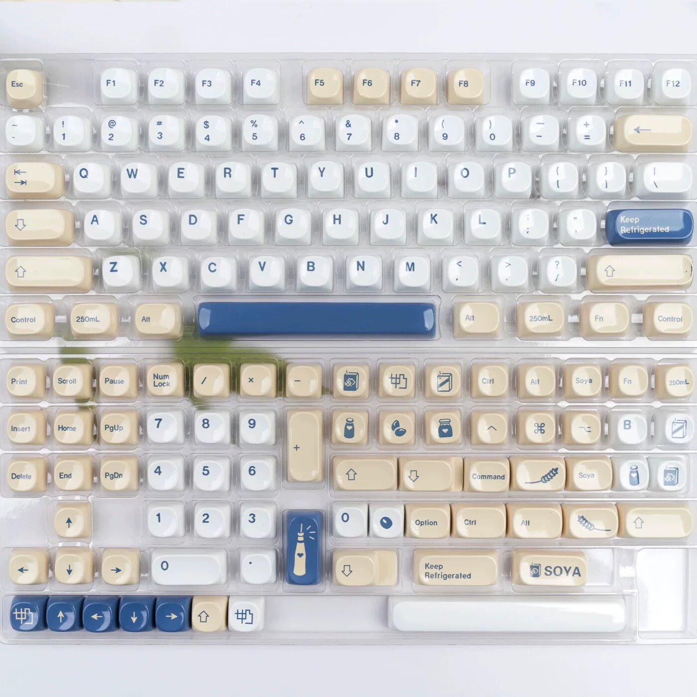 Керамические кейкапы Hatsune Miku, двухмерные, высококачественные PBT с сублимационной печатью, для немеханических