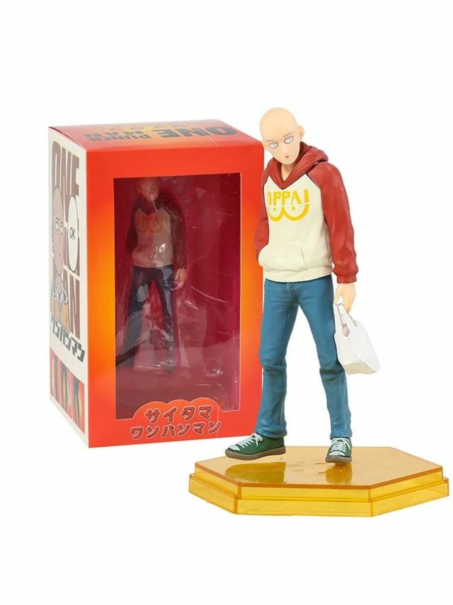 Фигурка Ванпанчмен Сайтама / One Punch Man Saitama (18см) от магазина PopCultura.Store
