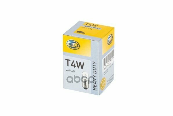 Лампа накаливания! стояночные огни и освещение салона 4W 24V (BA9S) Omn HELLA арт. 8GP002067241