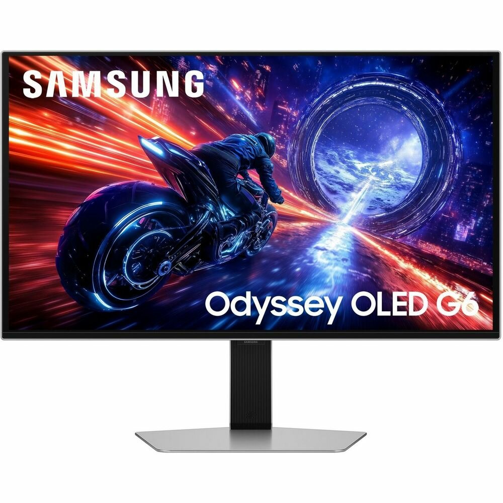 27" Монитор Samsung Odyssey OLED G6 G60SF S27FG602SI Silver QHD (2560x1440), OLED, 500Hz, HDMIx2+DP