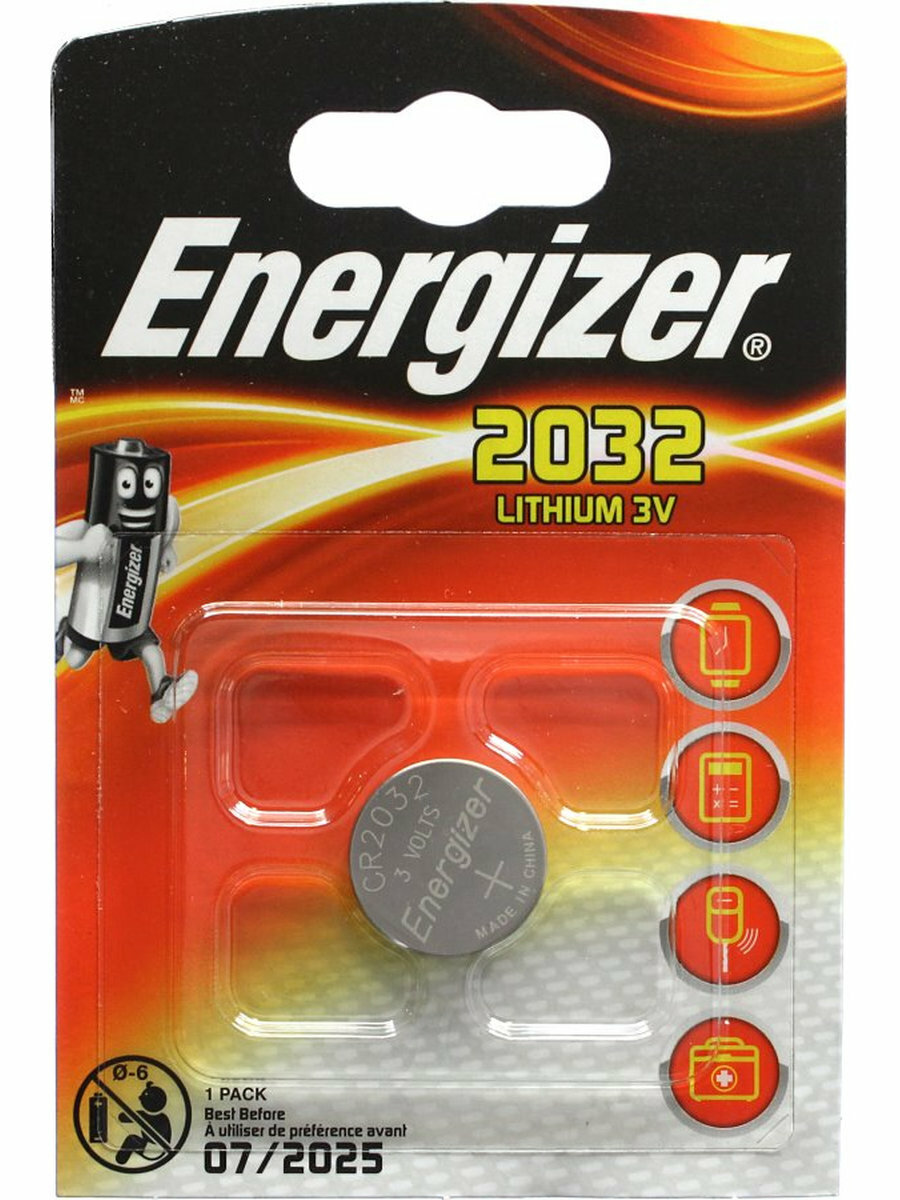 Батарейка Energizer CR2032 3V Lithium