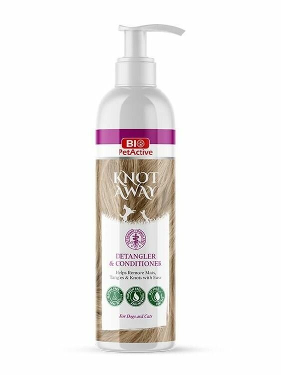 Кондиционер BioPetActive Knot Away для собак и кошек, для легкого расчесывания и распутывания шерсти, 250 мл