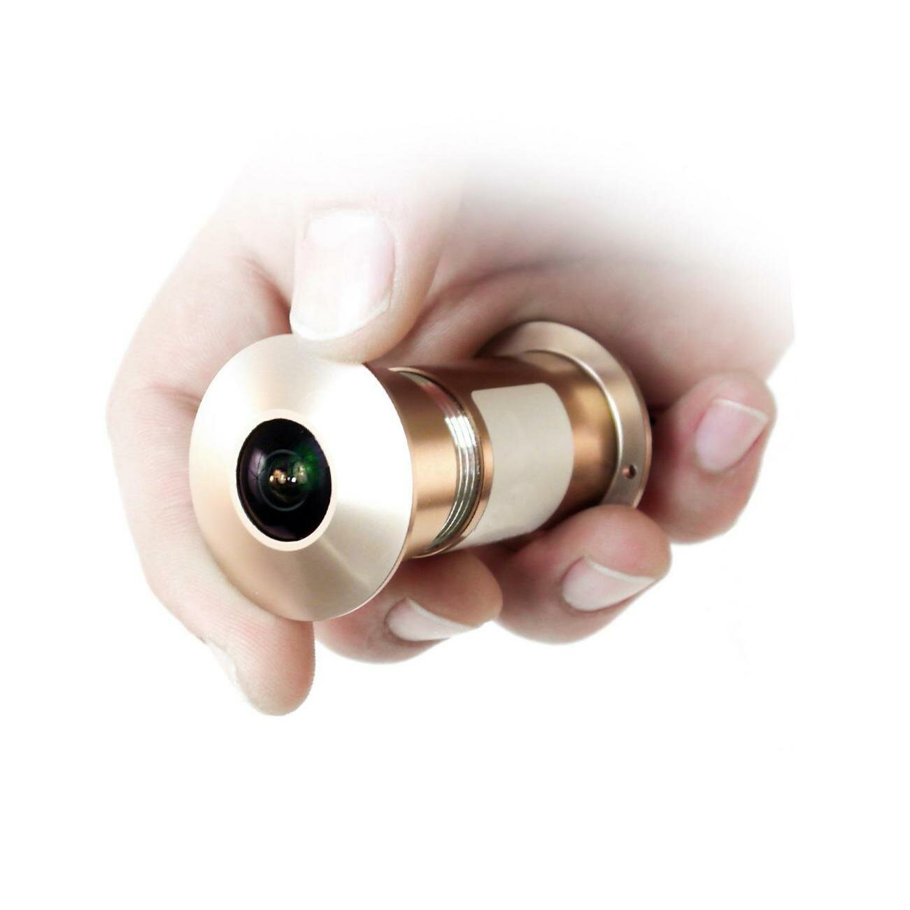 Дверной видеоглазок WI-FI IP HDком T202/8G (Bronze) с датчиком движения и облачным хранением. Дистанционный просмотр со смартфонов Android и iOs.