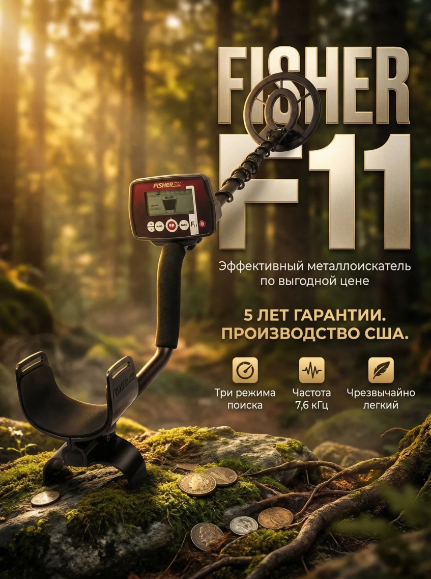 Металлоискатель Fisher F11