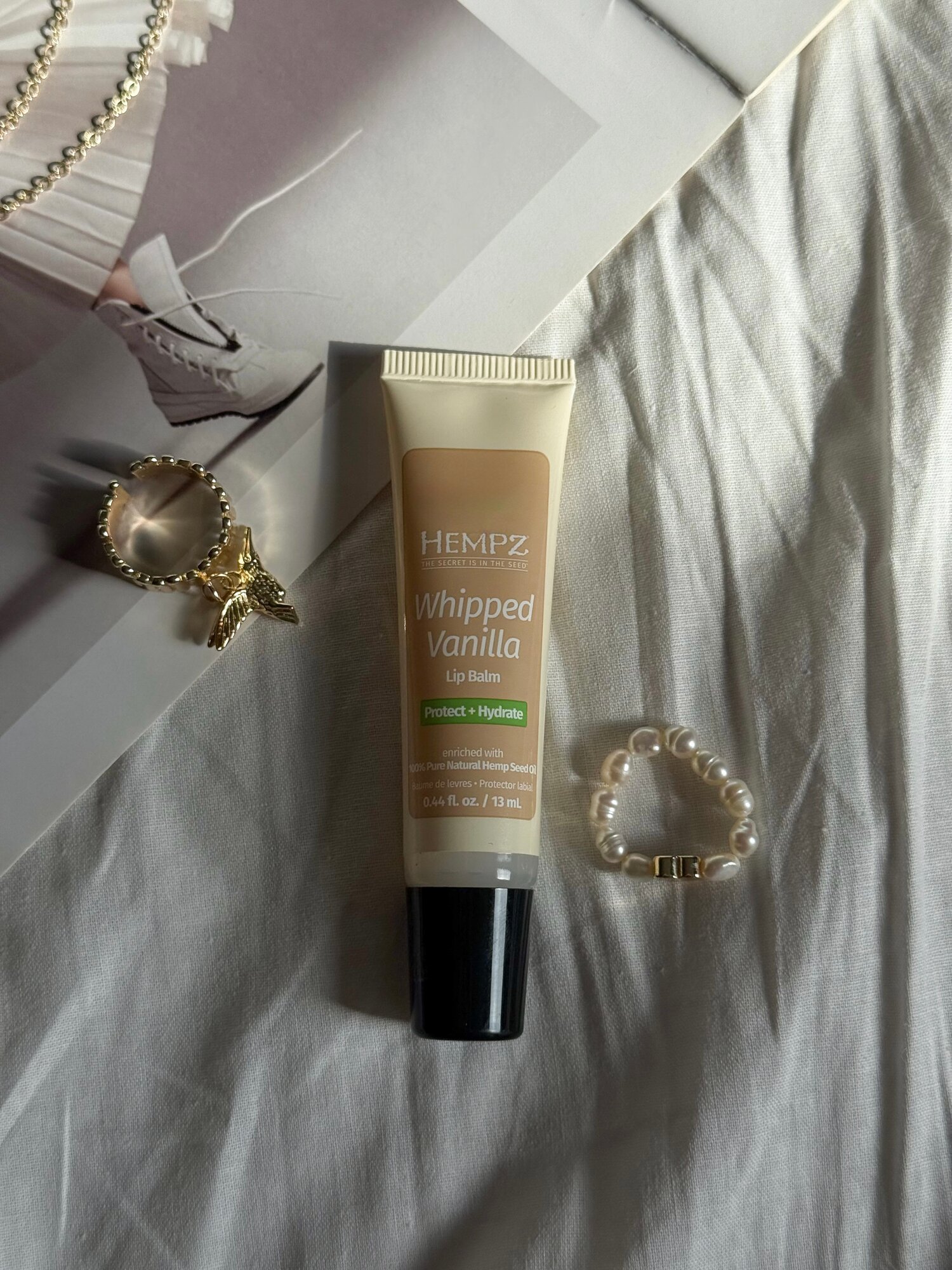 Бальзам для губ Hempz Whipped Vanilla Herbal Lip Balm (Взбитая ваниль), 13ml