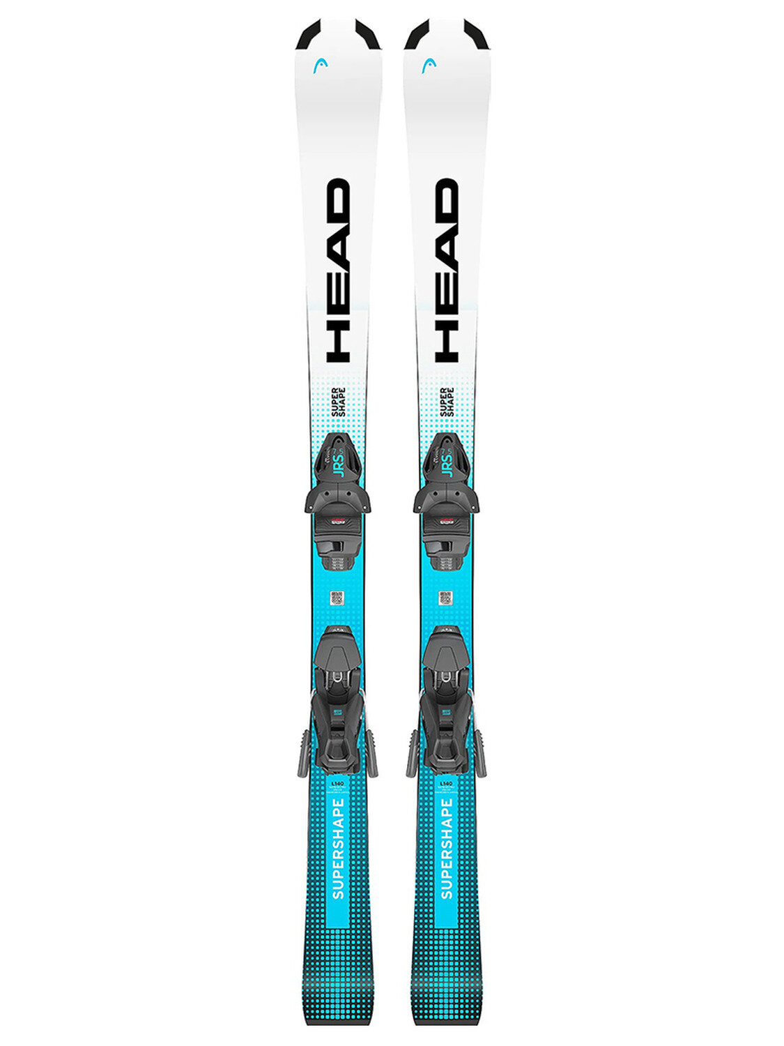 Горные лыжи с креплениями Head Supershape JRS + JRS 7.5 GW 24/25 , для детей , Голубой